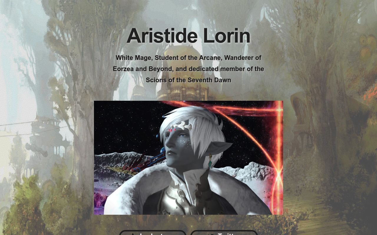 Aristide Lorin FFXIV Info Page